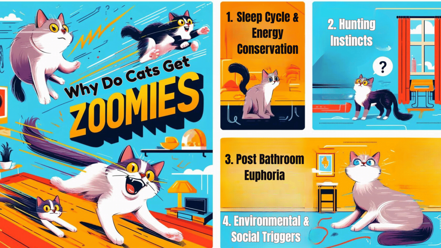 Demystifying Cat Zoomies: Why Does My Cat Run Around Like a Maniac?