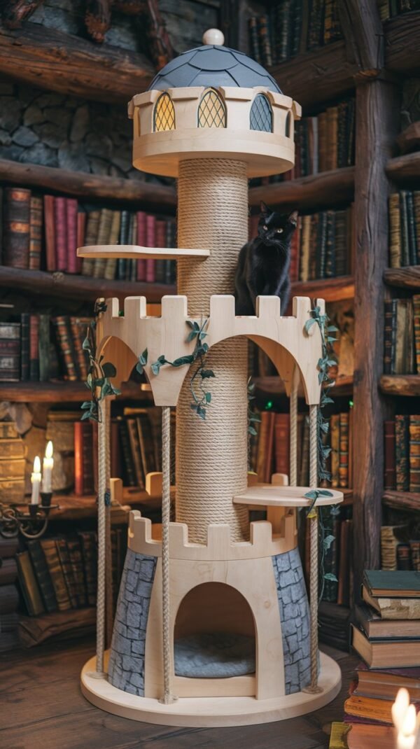13+ Gothic Cat Tree Ideas: Enchanting Designs for Your Dark Aesthetic