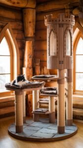 13+ Gothic Cat Tree Ideas: Enchanting Designs for Your Dark Aesthetic