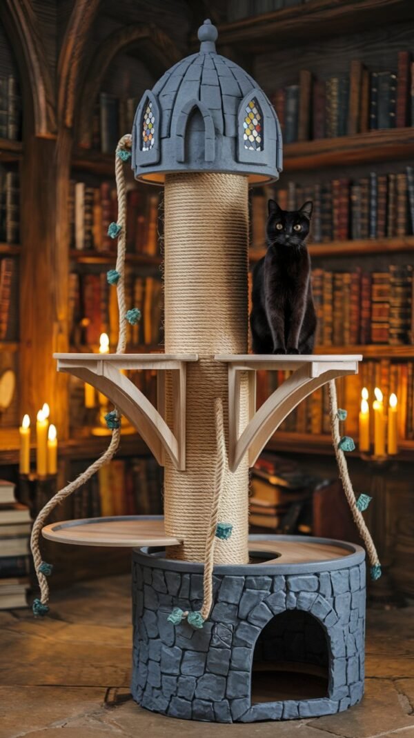 13+ Gothic Cat Tree Ideas: Enchanting Designs for Your Dark Aesthetic