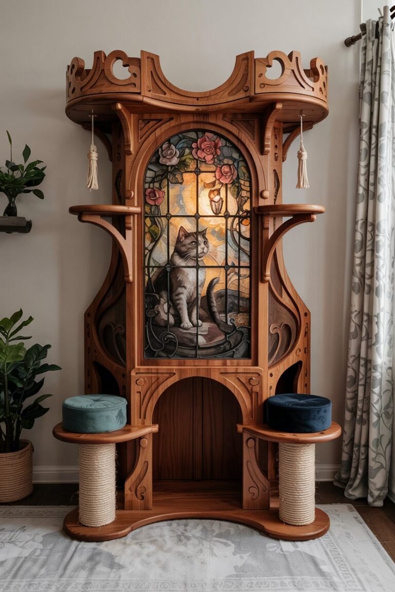 20+ Victorian-Inspired Decorative Cat Towers for the Sophisticated Pet