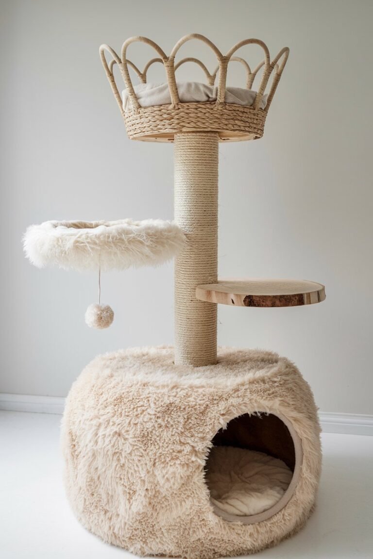 13+ Bohemian Cat Tower Ideas That Blend with Your Home Decor