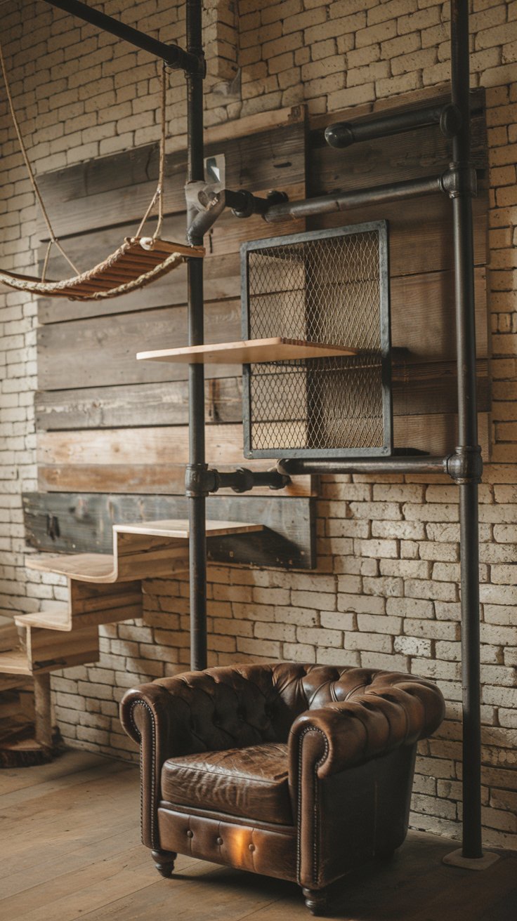 15+ Genius DIY Cat Climbing Walls That Blend Style & Function