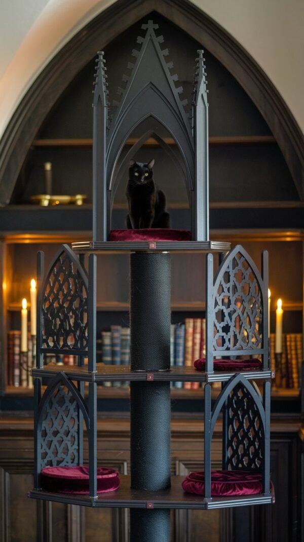 13+ Gothic Cat Tree Ideas: Enchanting Designs for Your Dark Aesthetic