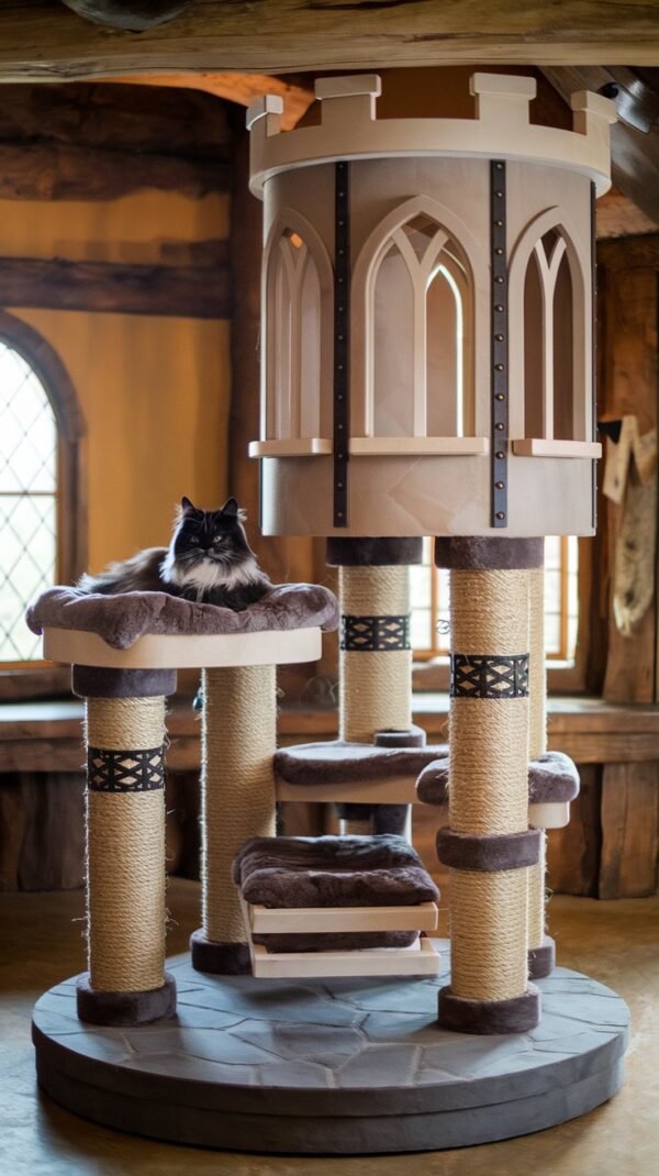 13+ Gothic Cat Tree Ideas: Enchanting Designs for Your Dark Aesthetic