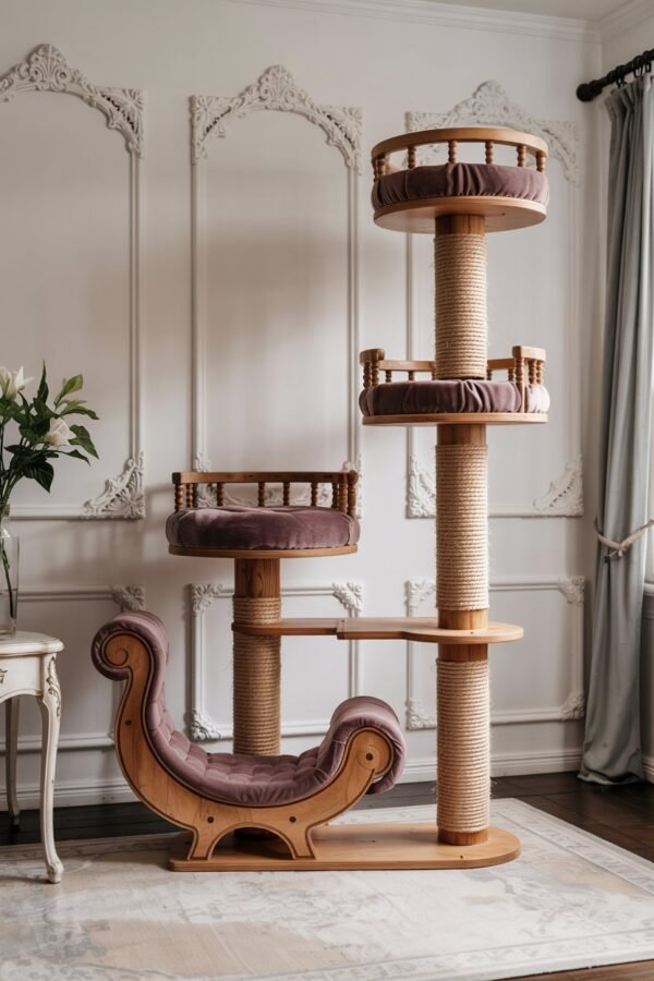 20+ Victorian-Inspired Decorative Cat Towers for the Sophisticated Pet