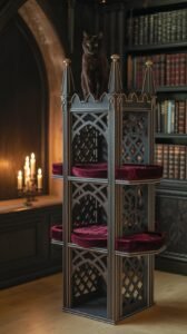 13+ Gothic Cat Tree Ideas: Enchanting Designs for Your Dark Aesthetic