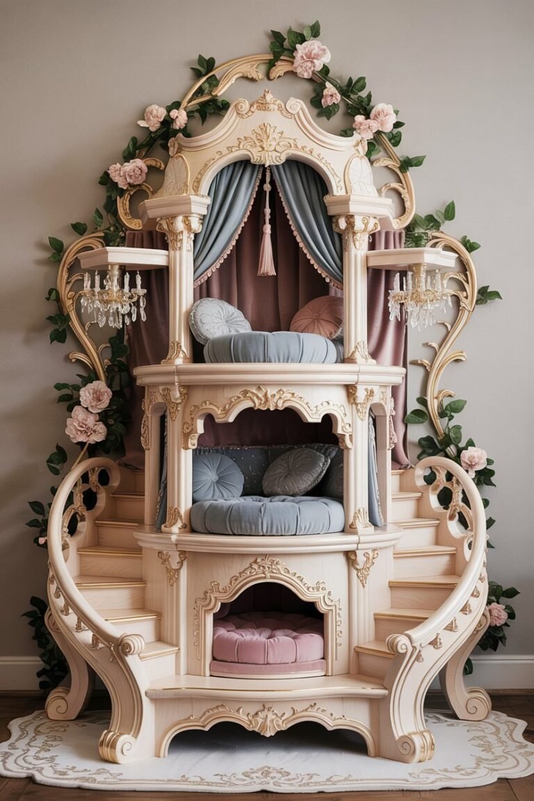 20+ Victorian-Inspired Decorative Cat Towers for the Sophisticated Pet