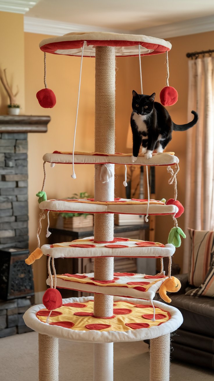 15+ Unique Cat Towers Designed Like Food to Match Any Home Decor