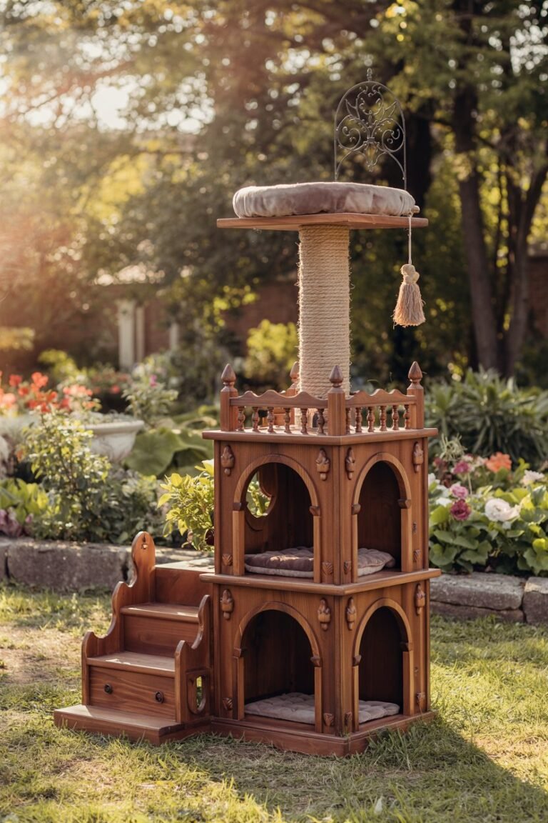 20+ Victorian-Inspired Decorative Cat Towers for the Sophisticated Pet