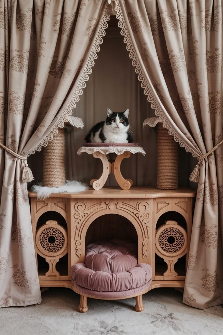 20+ Victorian-Inspired Decorative Cat Towers for the Sophisticated Pet