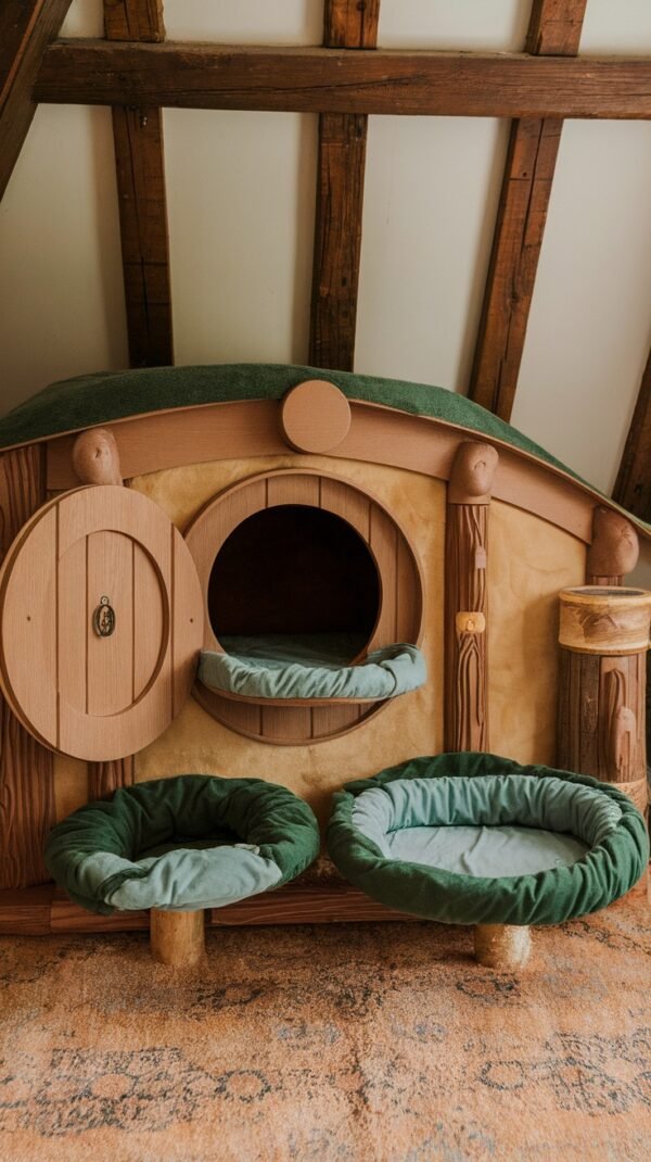15+ Whimsical Hobbit-Themed Cat Tree Ideas for Your Cat’s Dream Home