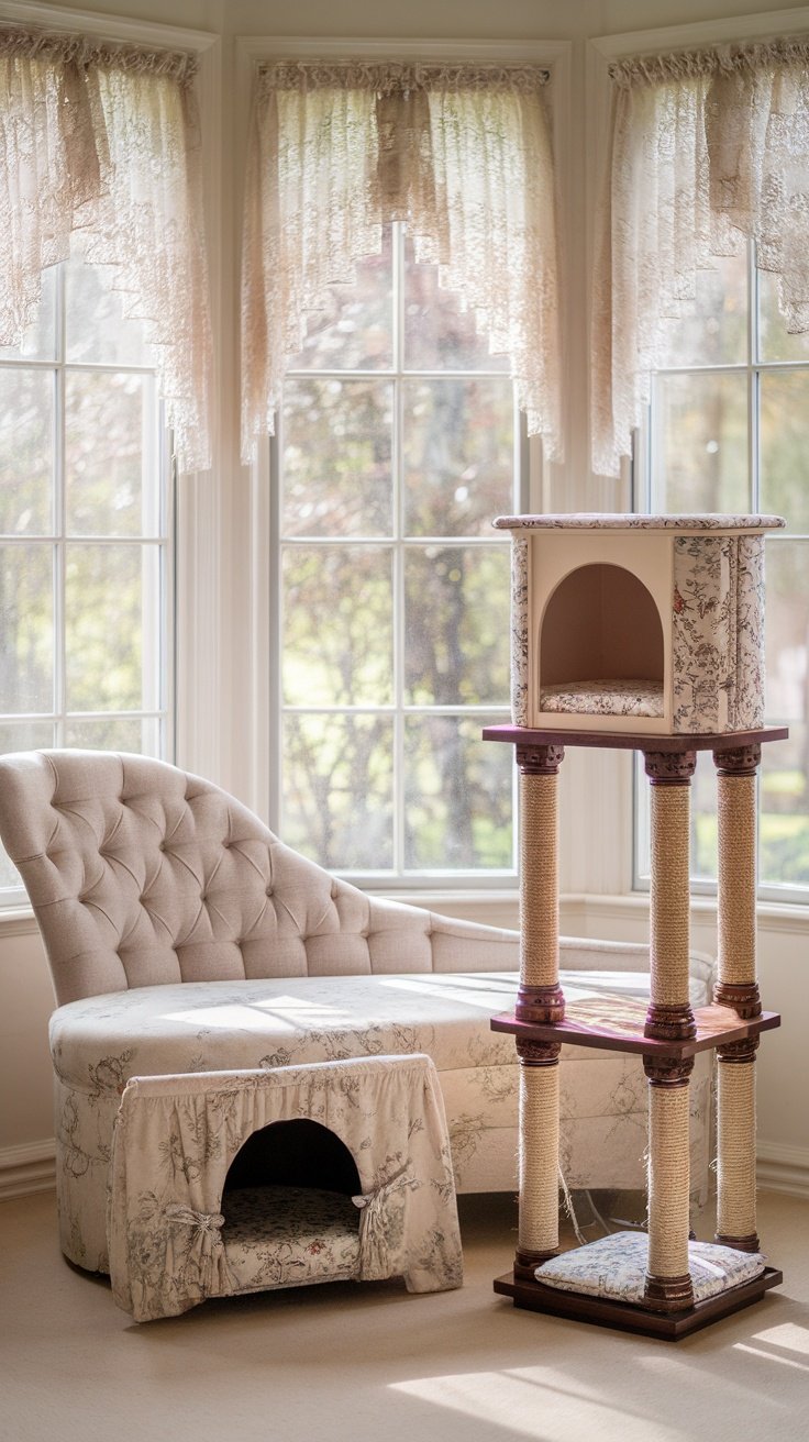 20+ Victorian-Inspired Decorative Cat Towers for the Sophisticated Pet