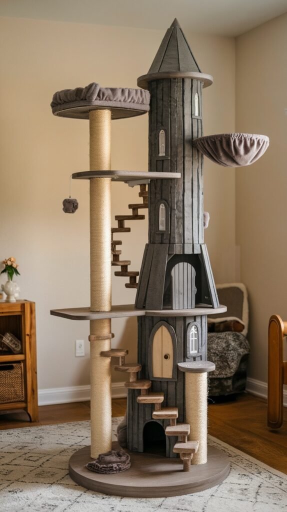 15+ Whimsical Hobbit-Themed Cat Tree Ideas for Your Cat’s Dream Home