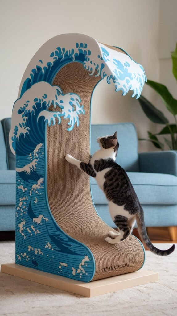 15+ Aquatic-Themed Cat Towers to Bring Ocean Vibes into Your Home