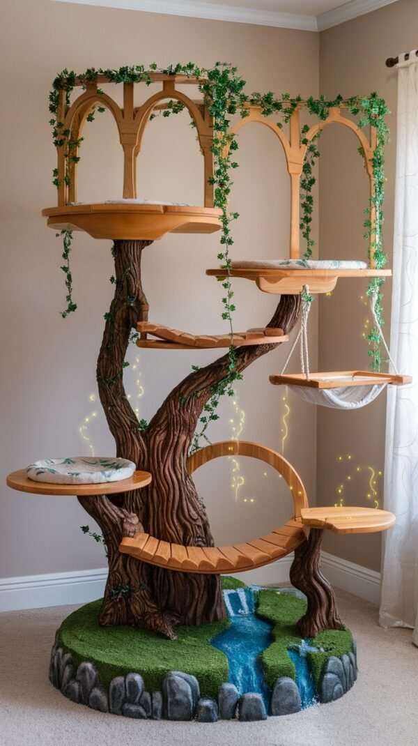 15+ Whimsical Hobbit-Themed Cat Tree Ideas for Your Cat’s Dream Home