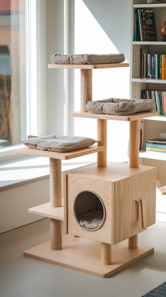 10+ Stylish Scandinavian Cat Trees to Elevate Your Home Décor