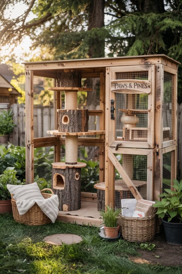 20+ Catio Layouts That Include Cat Trees, Hammocks & More