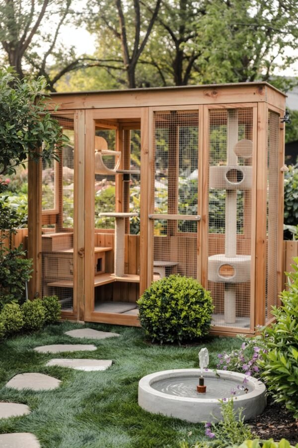 20+ Catio Layouts That Include Cat Trees, Hammocks & More