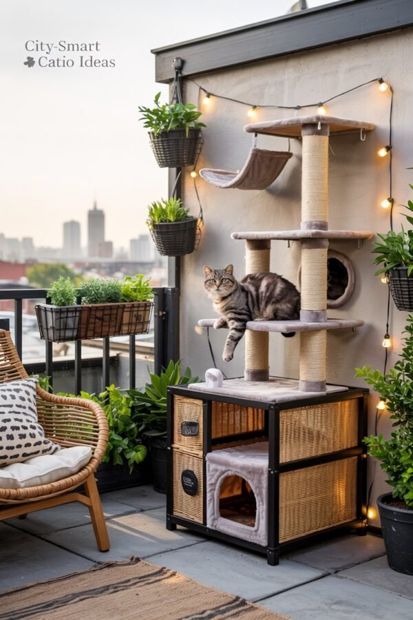 20+ Catio Layouts That Include Cat Trees, Hammocks & More