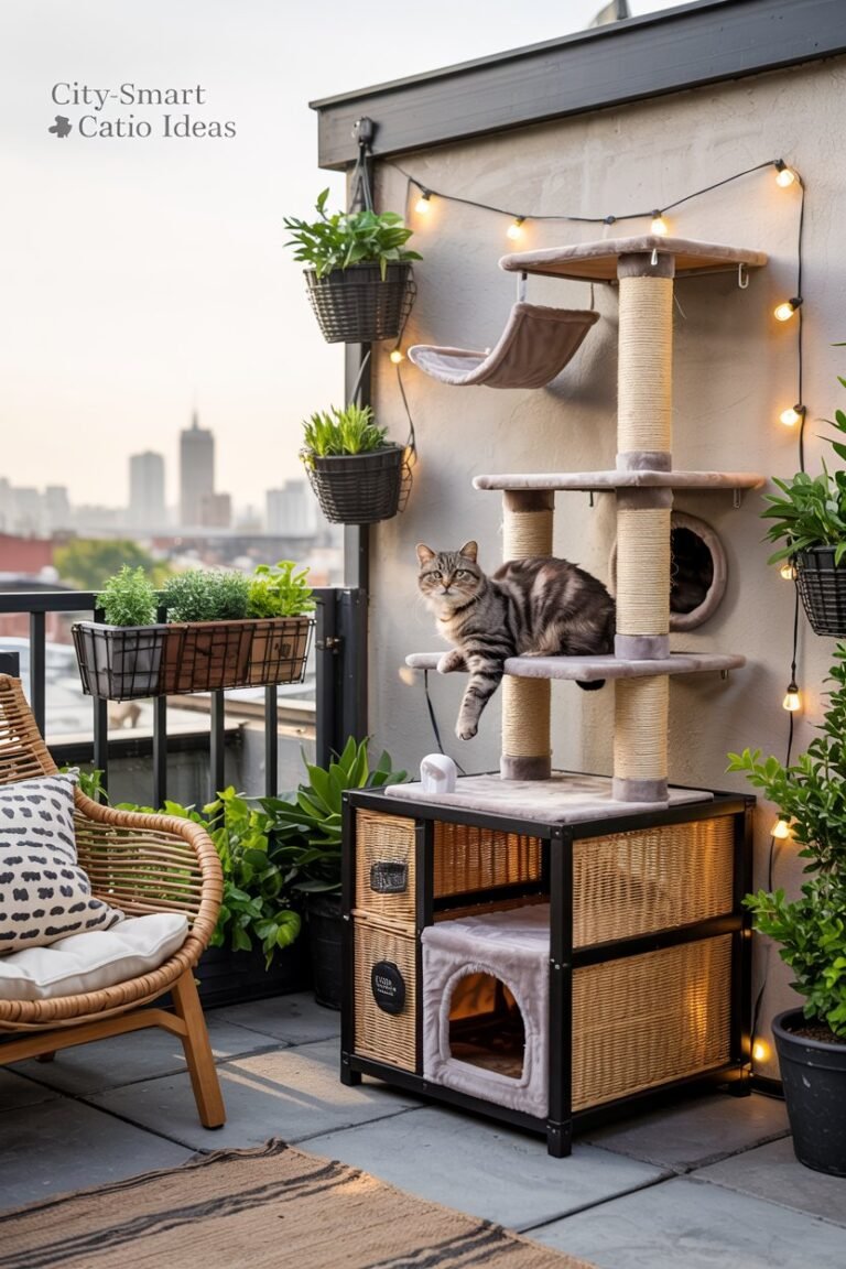 20+ Catio Layouts That Include Cat Trees, Hammocks & More