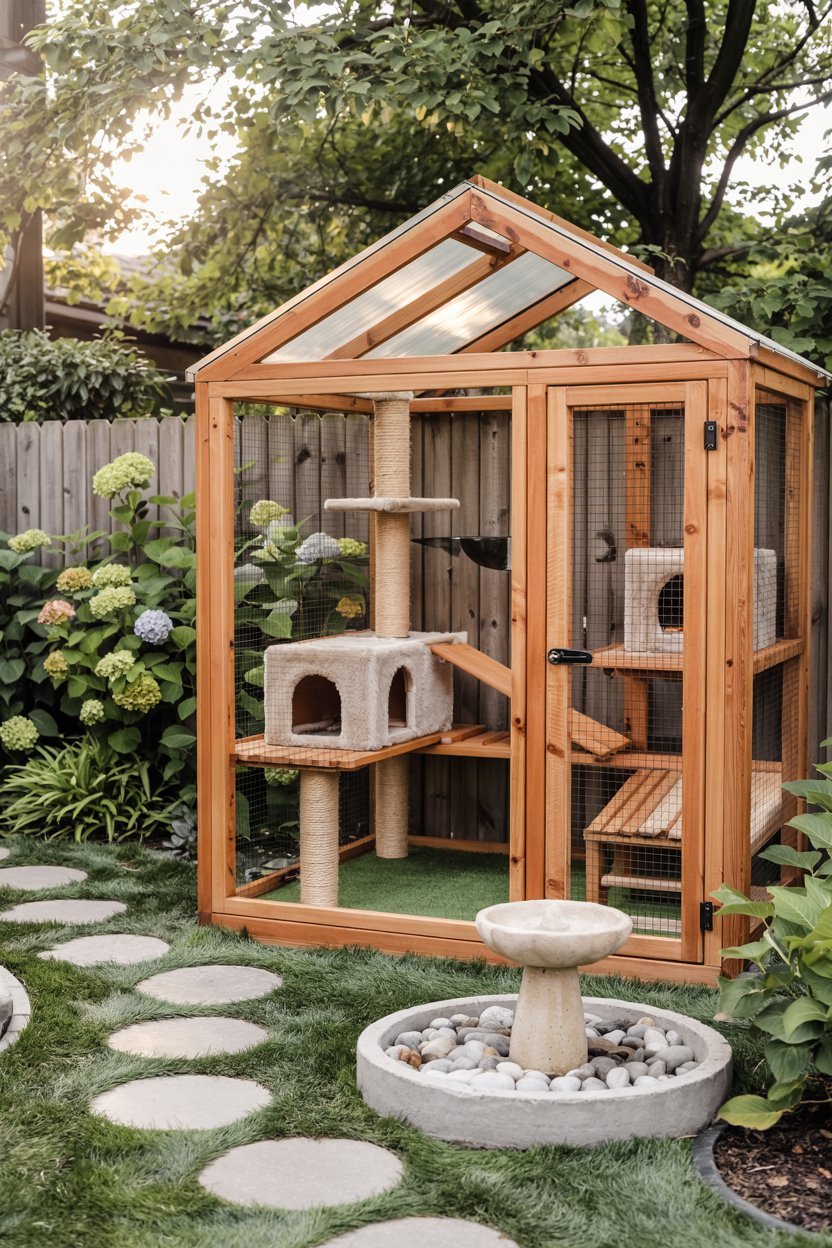 20+ Catio Layouts That Include Cat Trees, Hammocks & More
