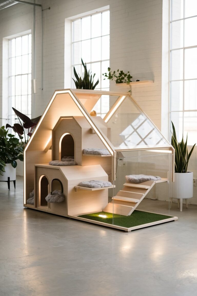 15+ Luxury Cat House Designs for Stylish, Spoiled Indoor Cats