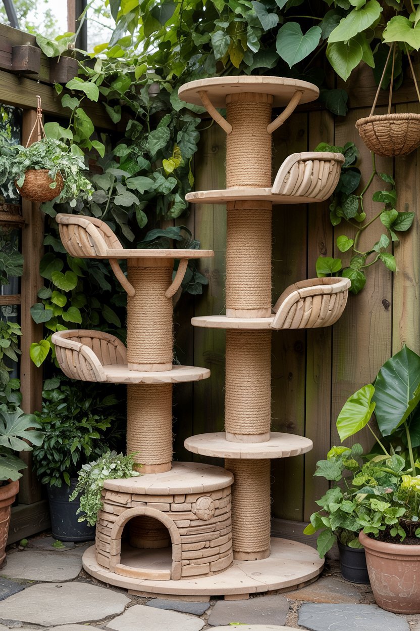 10+ Garden-Inspired Cat Trees Ideas That Look Like Art and Function ...