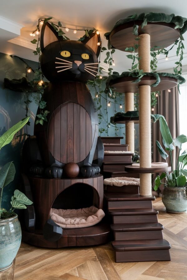15+ Luxury Cat House Designs for Stylish, Spoiled Indoor Cats