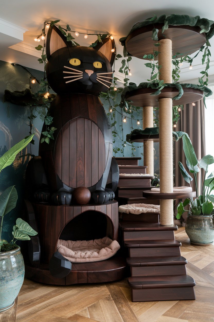 15+ Luxury Cat House Designs for Stylish, Spoiled Indoor Cats