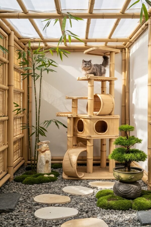 20+ Catio Layouts That Include Cat Trees, Hammocks & More