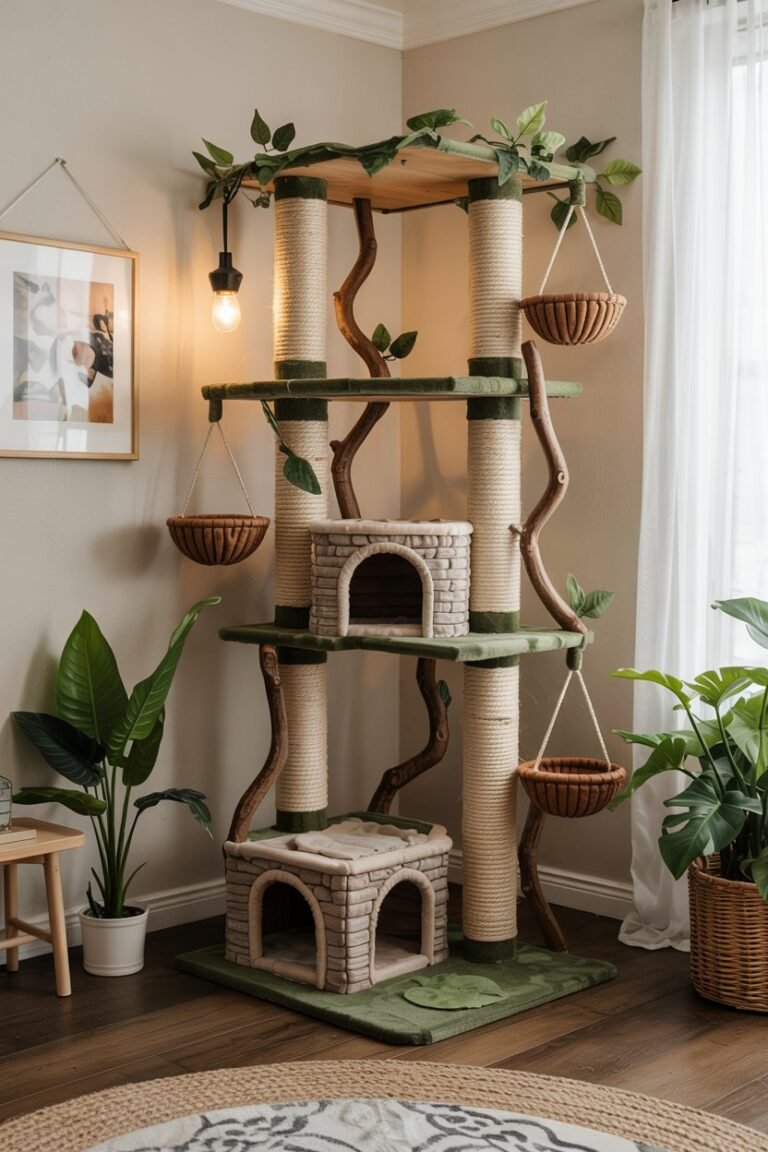 10+ Garden-Inspired Cat Trees Ideas That Look Like Art and Function ...
