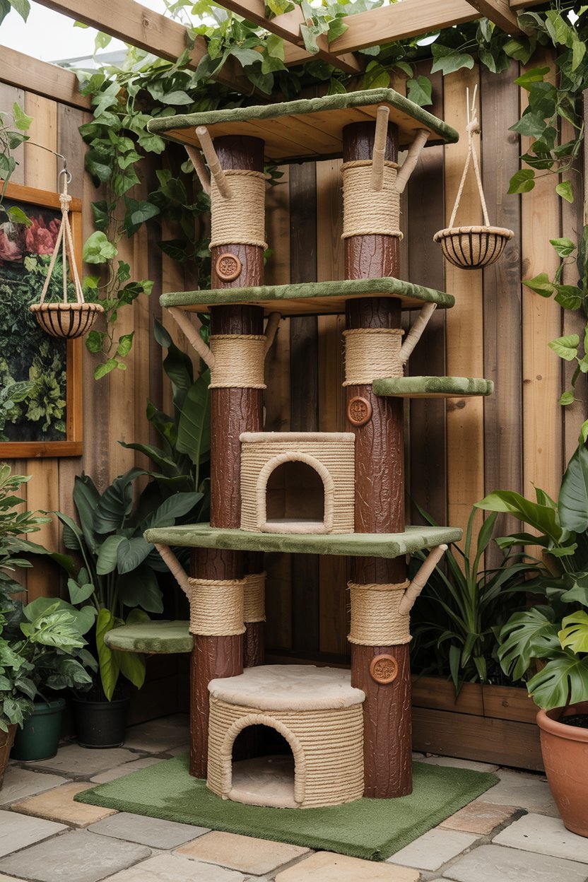 10+ Garden-Inspired Cat Trees Ideas That Look Like Art and Function ...