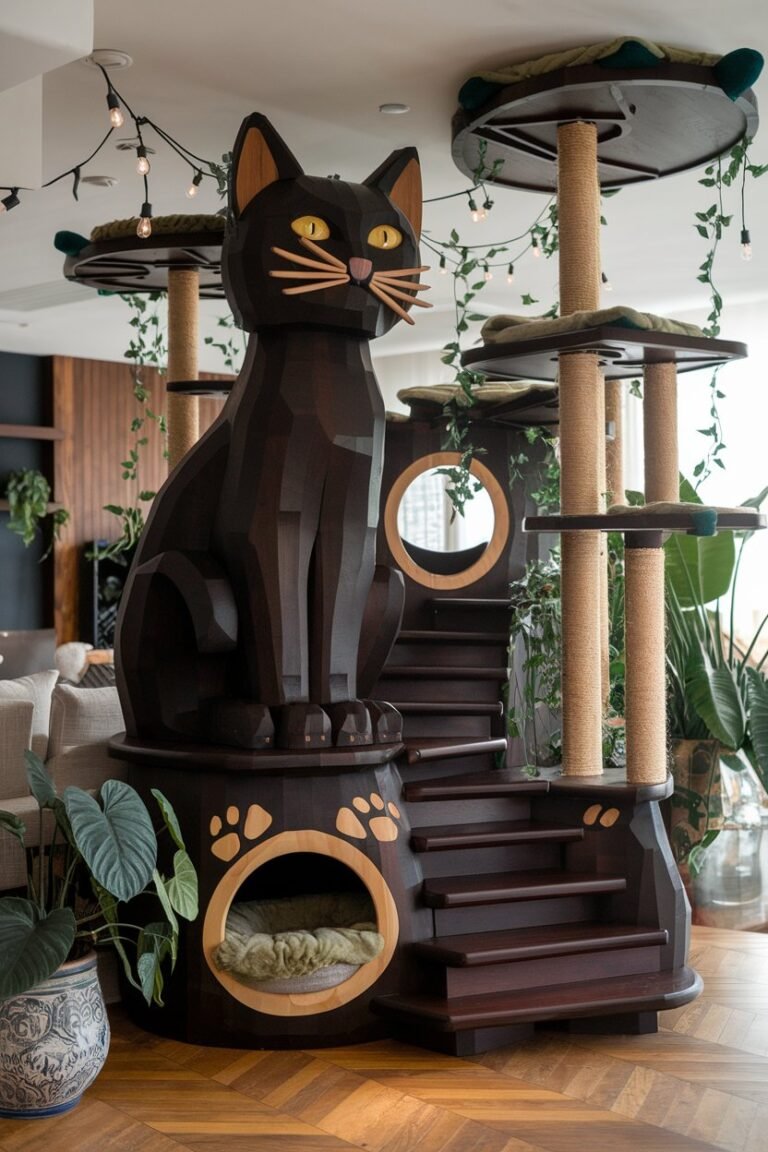 15+ Luxury Cat House Designs for Stylish, Spoiled Indoor Cats