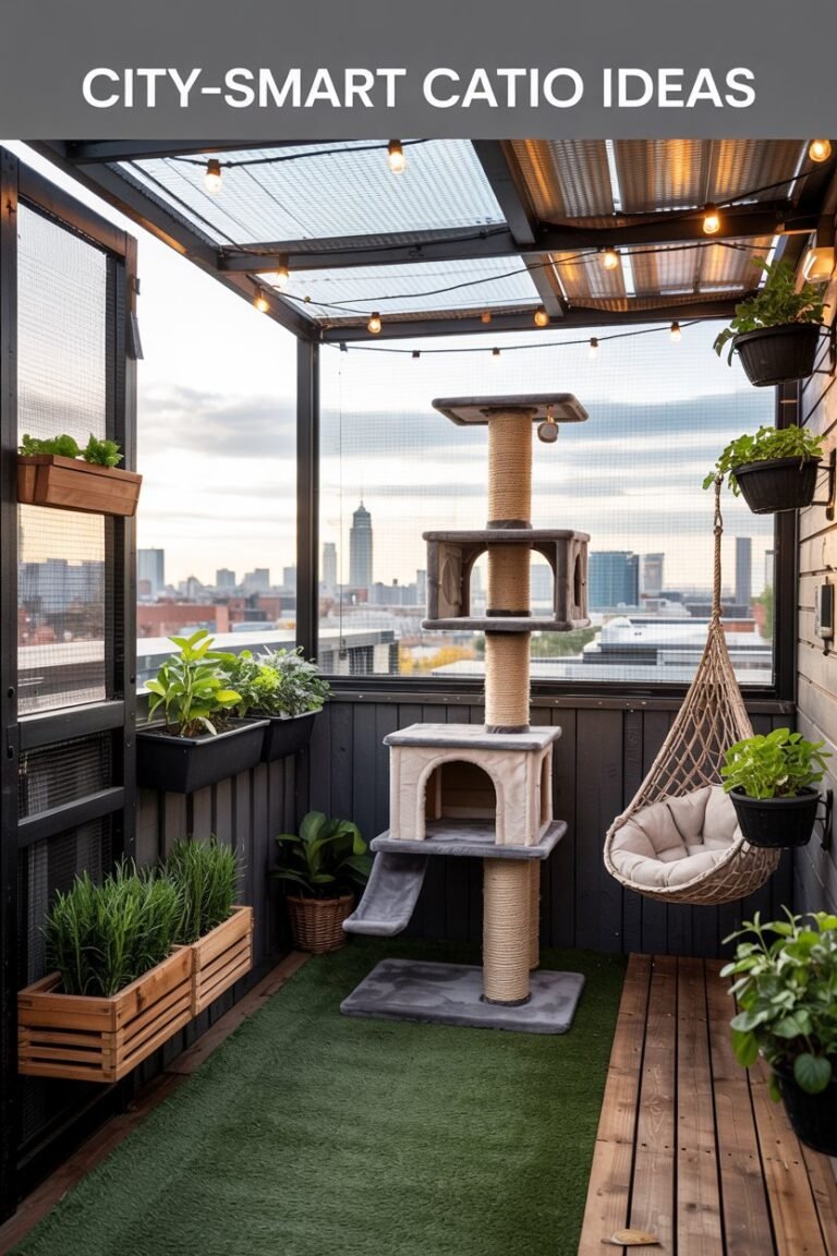 20+ Catio Layouts That Include Cat Trees, Hammocks & More