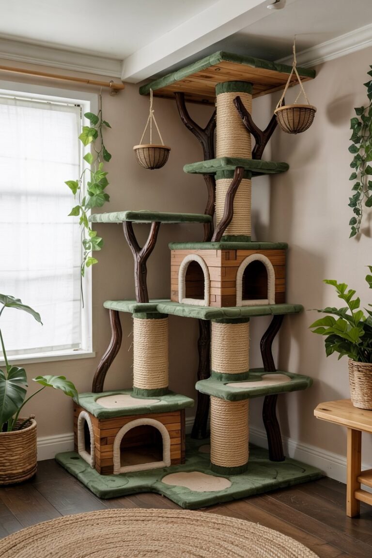 10+ Garden-Inspired Cat Trees Ideas That Look Like Art and Function ...