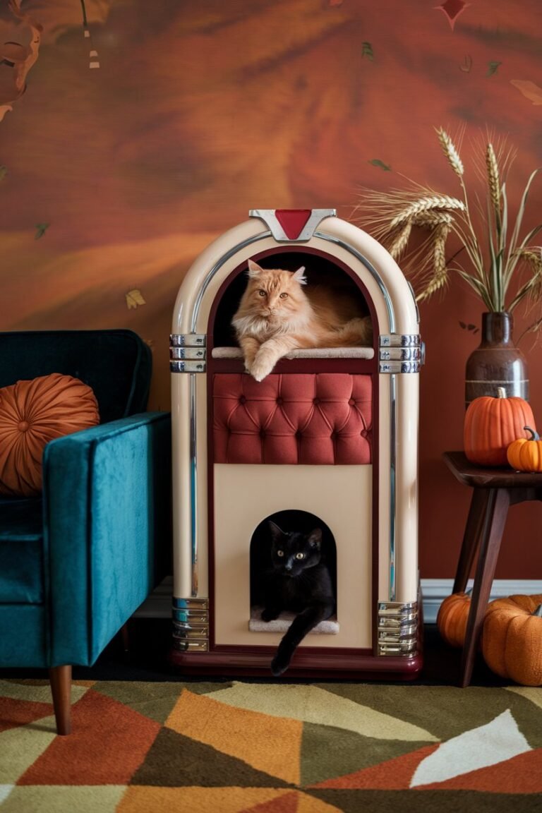 15+ Vintage Cat Furniture Designs for Mid-Century Modern Pet Lovers