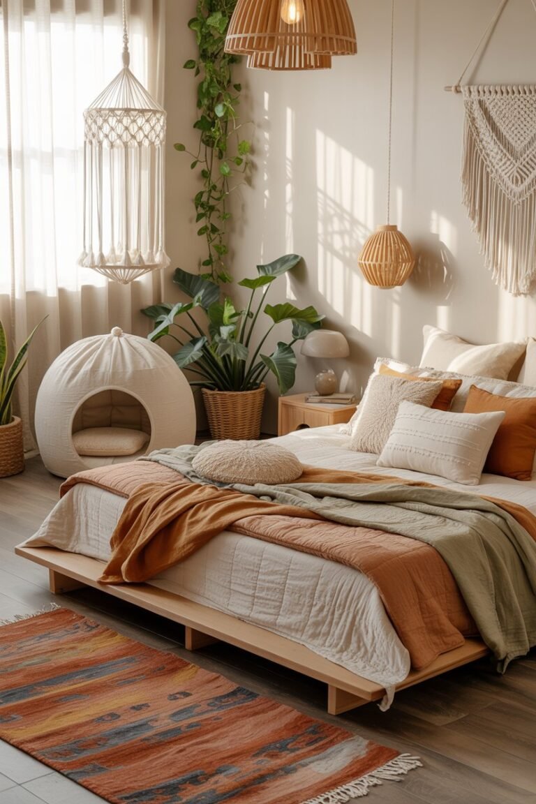 Boho Rooms Styled for You and Your Cat (Yes, It’s Possible!)