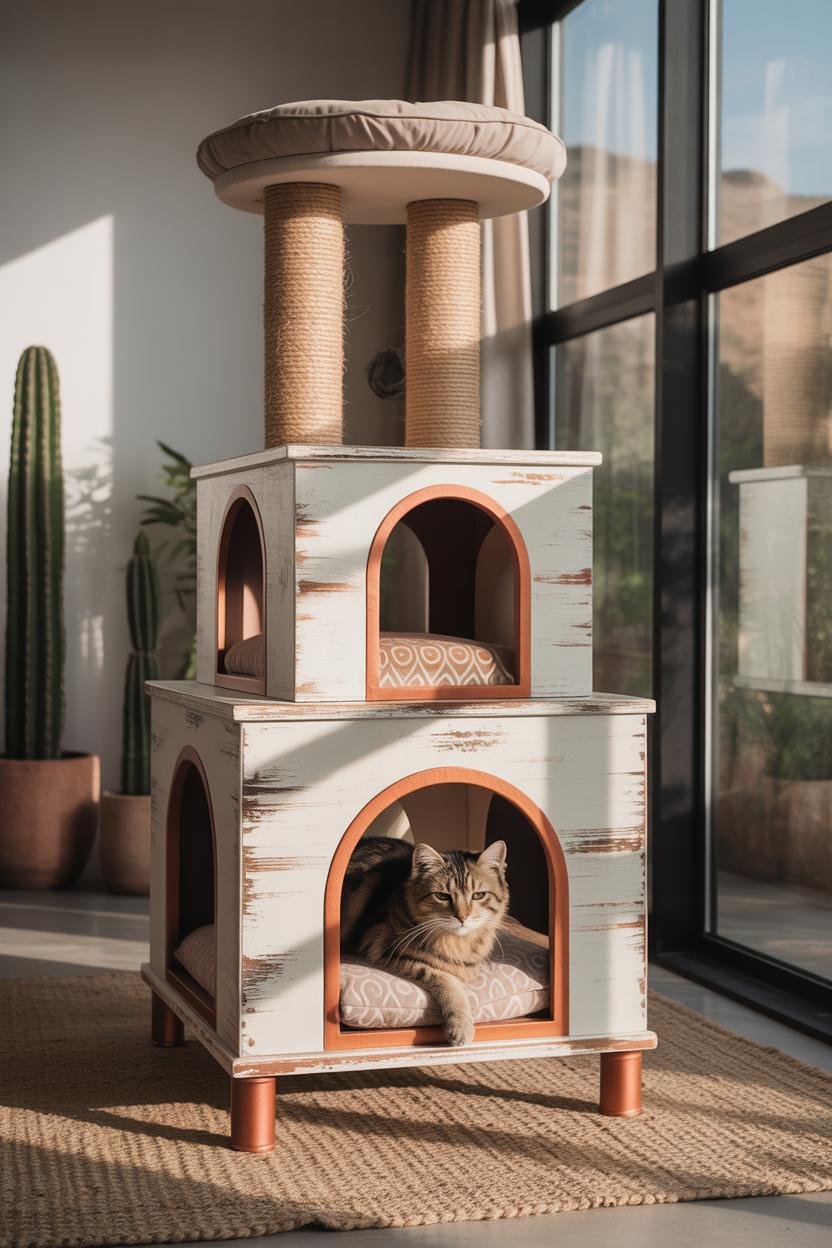 9 Moroccan Cat Lounge Cat Trees That Double as Exotic Home Décor