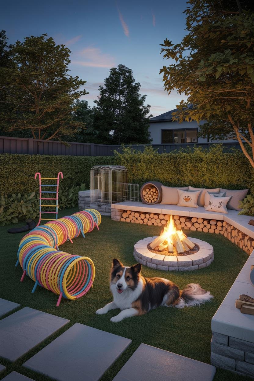 9 Backyard Fire-Pit Setups That Stay Dog-Friendly