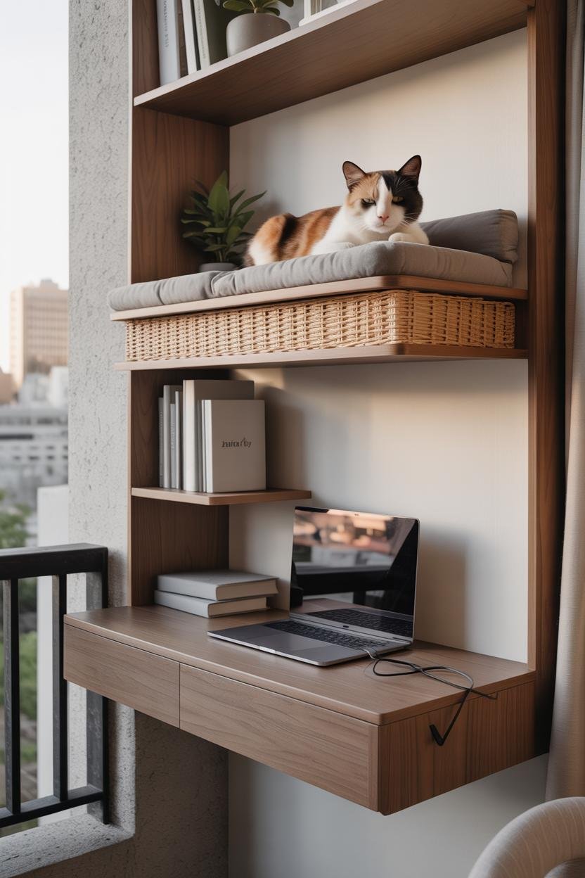 10 Creative Shelf Ideas That Work for Books & Cats