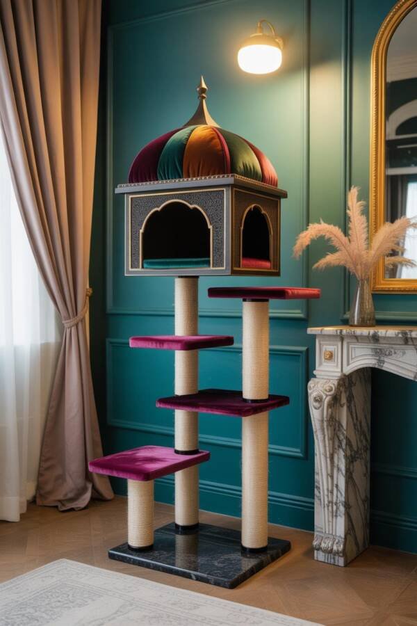 9 Moroccan Cat Lounge Cat Trees That Double as Exotic Home Décor