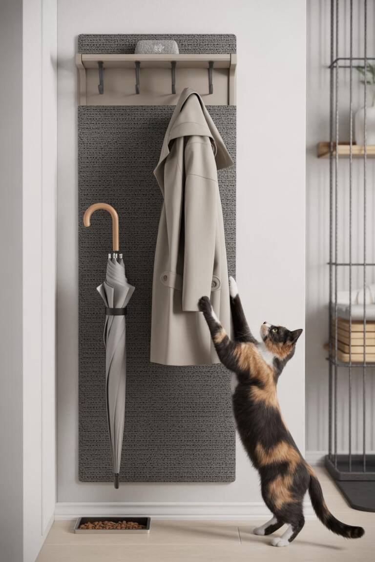11 Modern Coat Racks Cats Can Scratch and Climb