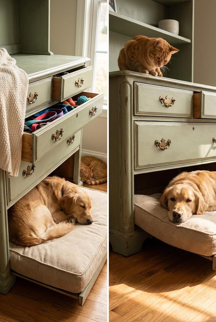 9 Creative Ways to Transform Dressers into Pet Furniture