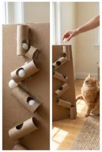 12 DIY Cat Toys That Keep Cats Entertained for Hours