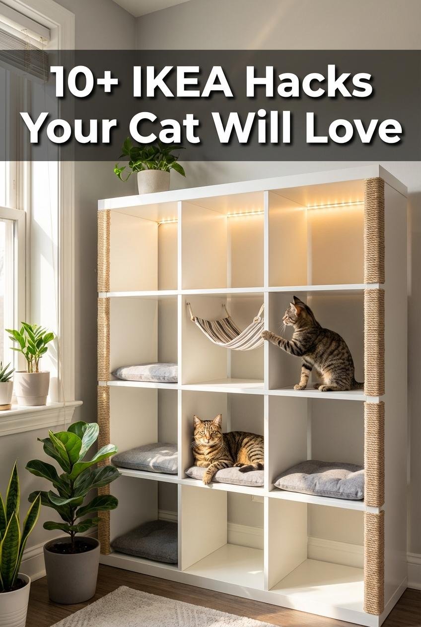 10+ Brilliant IKEA Hacks That'll Make Your Cat's Dreams Come True