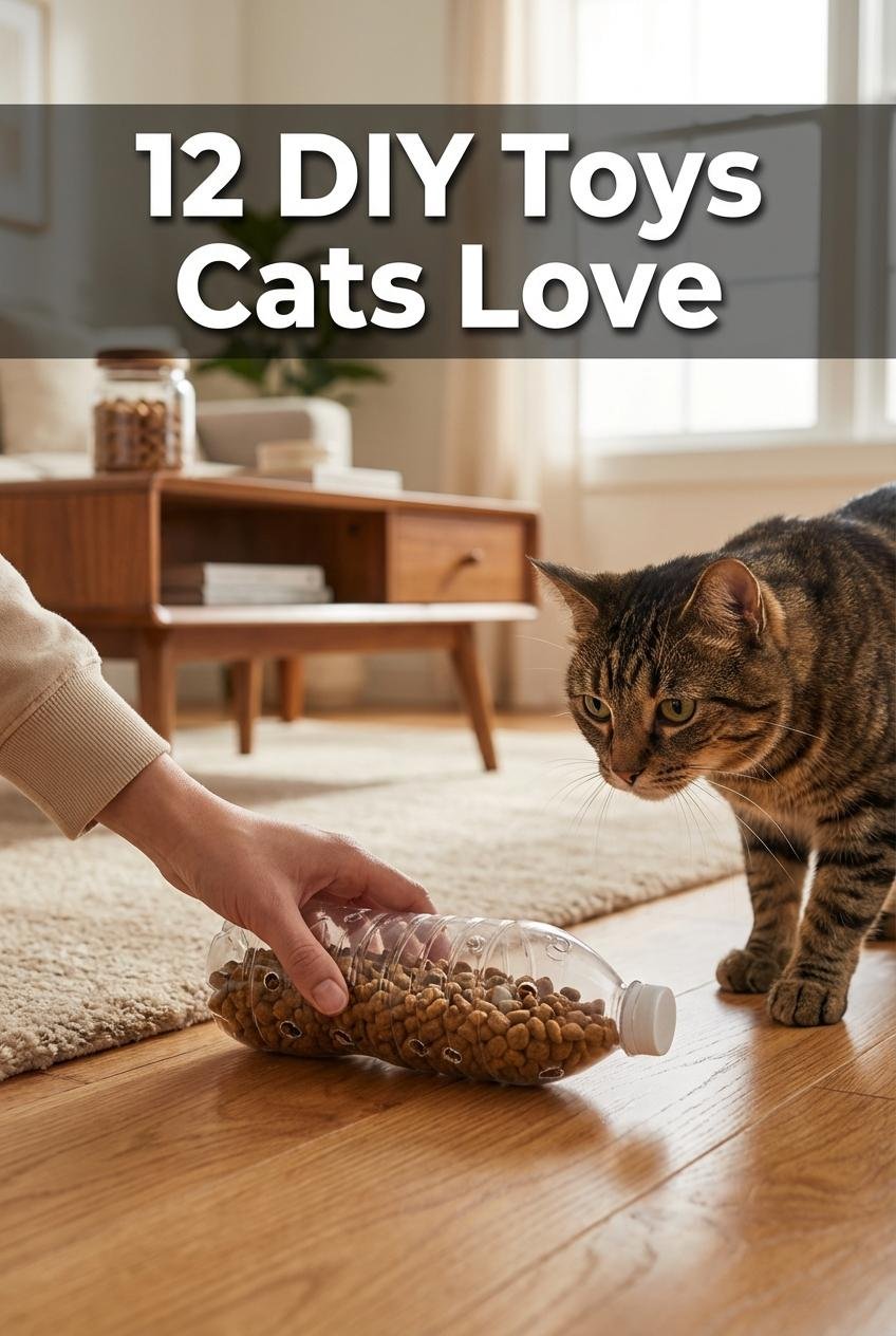 12 DIY Cat Toys That Keep Cats Entertained for Hours