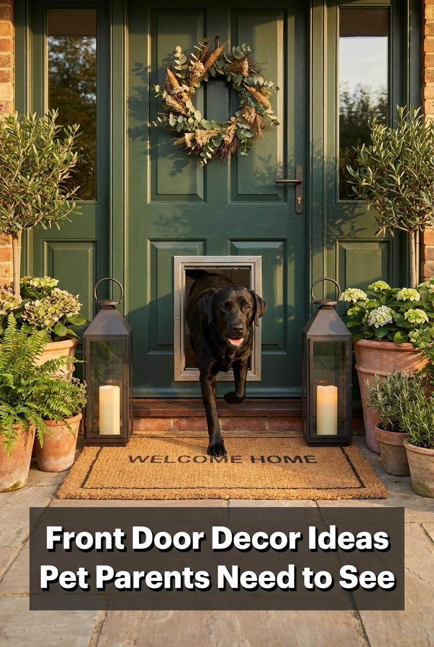 16 Front Door Ideas With Doggy Doors That Don't Ruin Your Curb Appeal